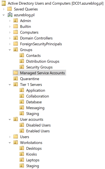 AD Tiering model – how to deploy that – Identity and Azure Cloud