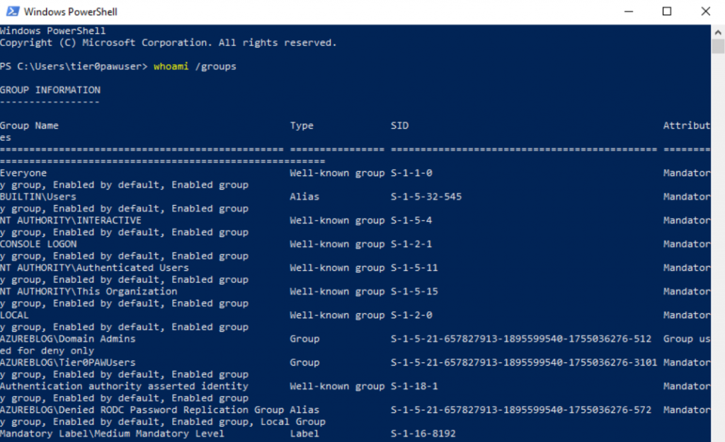 PAW Security guide – Identity and Azure Cloud