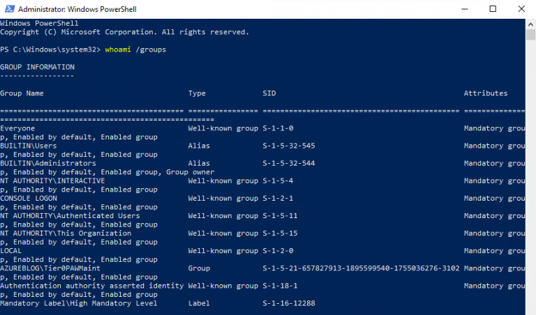PAW Security guide – Identity and Azure Cloud