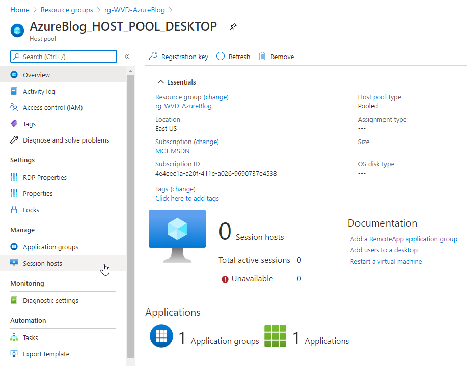 Windows Virtual Desktop: Initial deployment – Identity and Azure Cloud