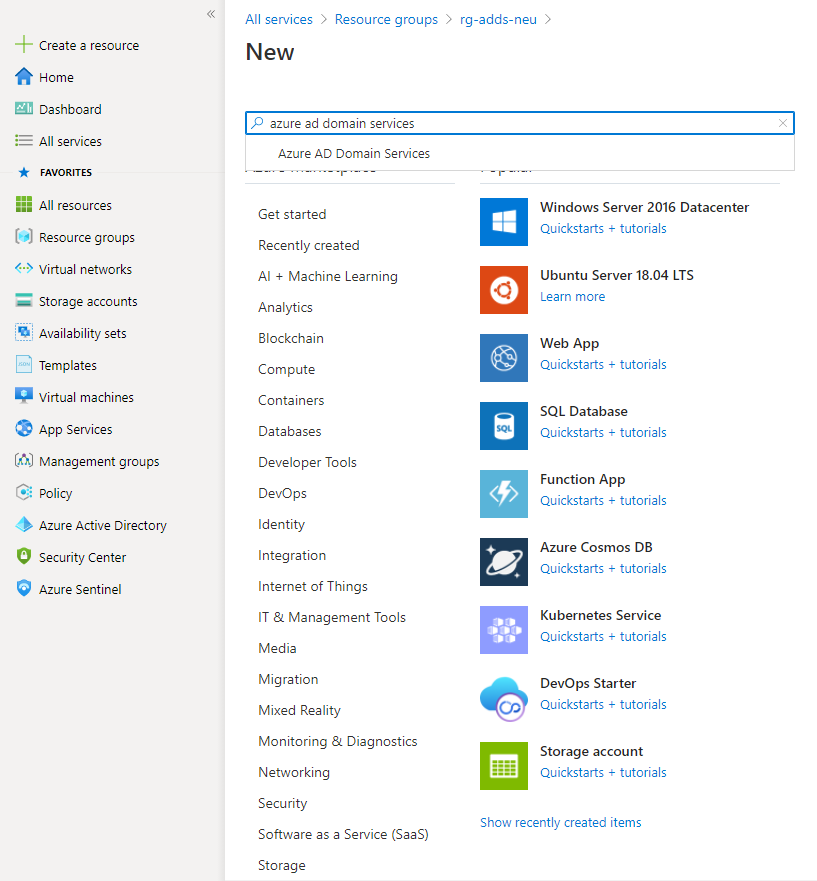 Deploying Azure AD Domain Services – Identity and Azure Cloud