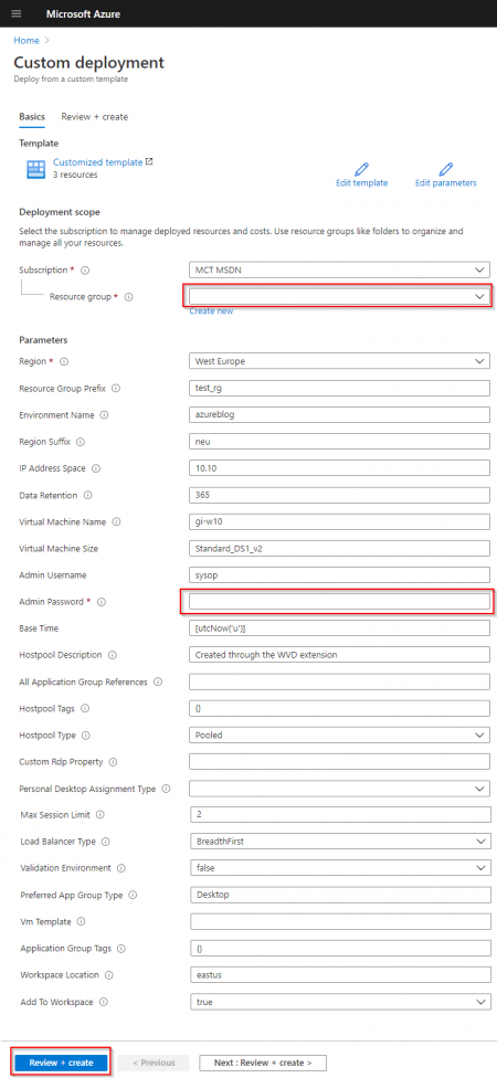 Windows Virtual Desktop: All-in-One deployment – Identity and Azure Cloud