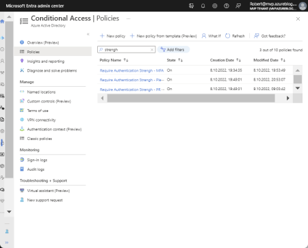 Conditional Access Authentication Strengths – first thoughts – Identity ...